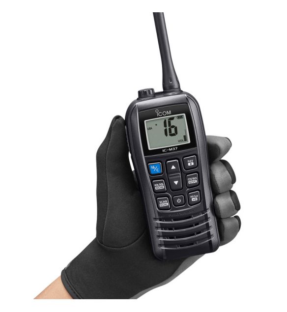 Icom M37 Hand Held Waterproof VHF Radio