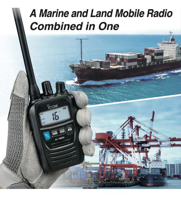 Icom IC-M85 Marine-Land Portable VHF Radio